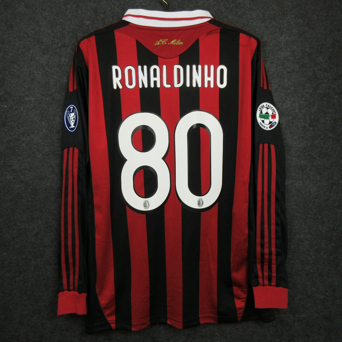 2009-2010 Ac Milan Home kit Long sleeves – RetrokitStar