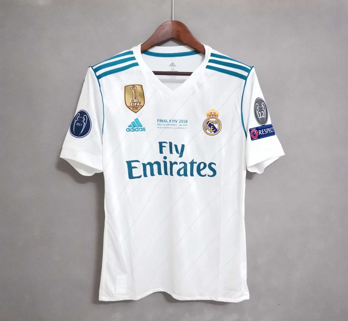 2017 2018 Real Madrid Final KYIV Home kit – RetrokitStar